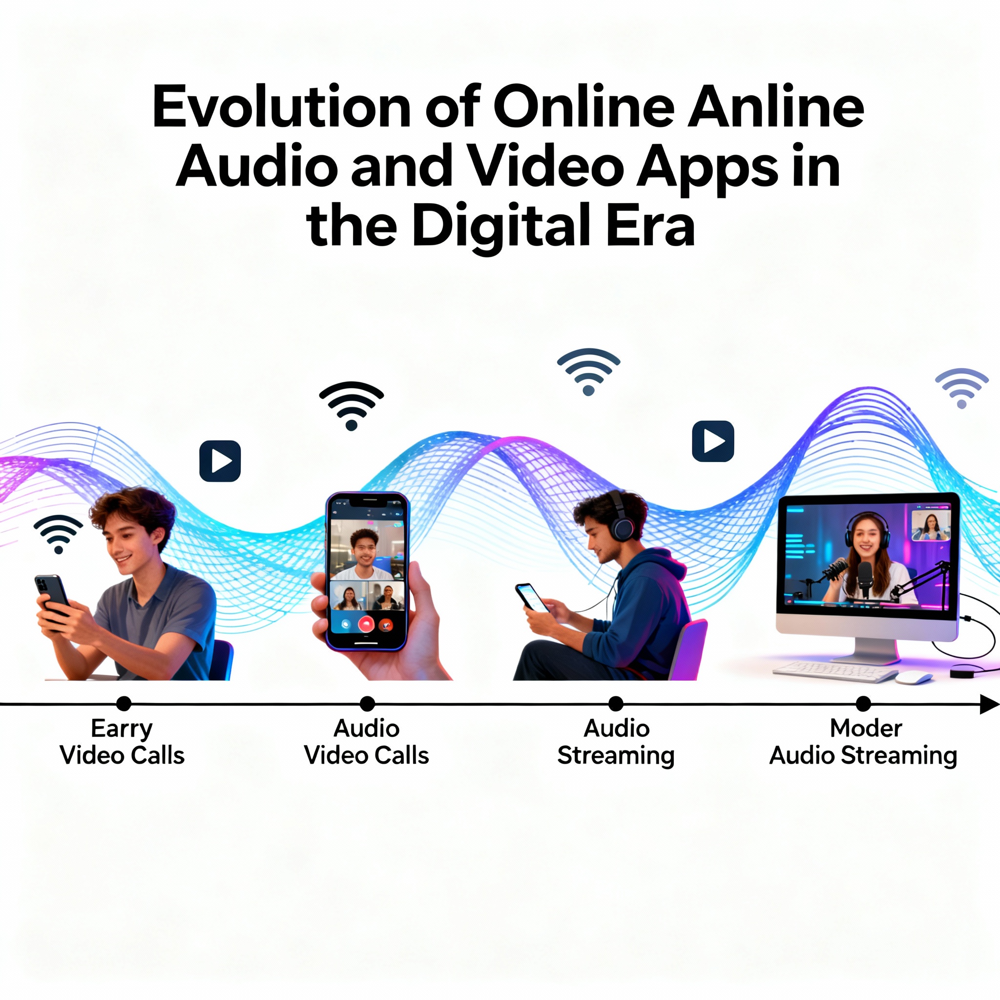 The Evolution of Online Audio App Development in the Digital Era